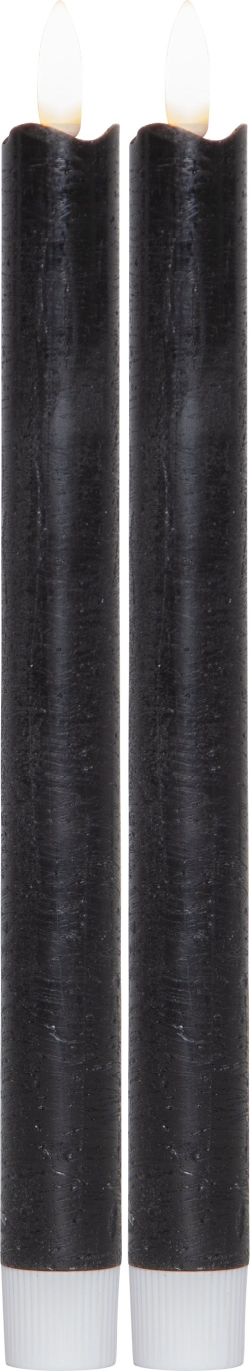 Star Trading Bougies bâton LED Flamme Set de 2 en cire | Leroy Merlin