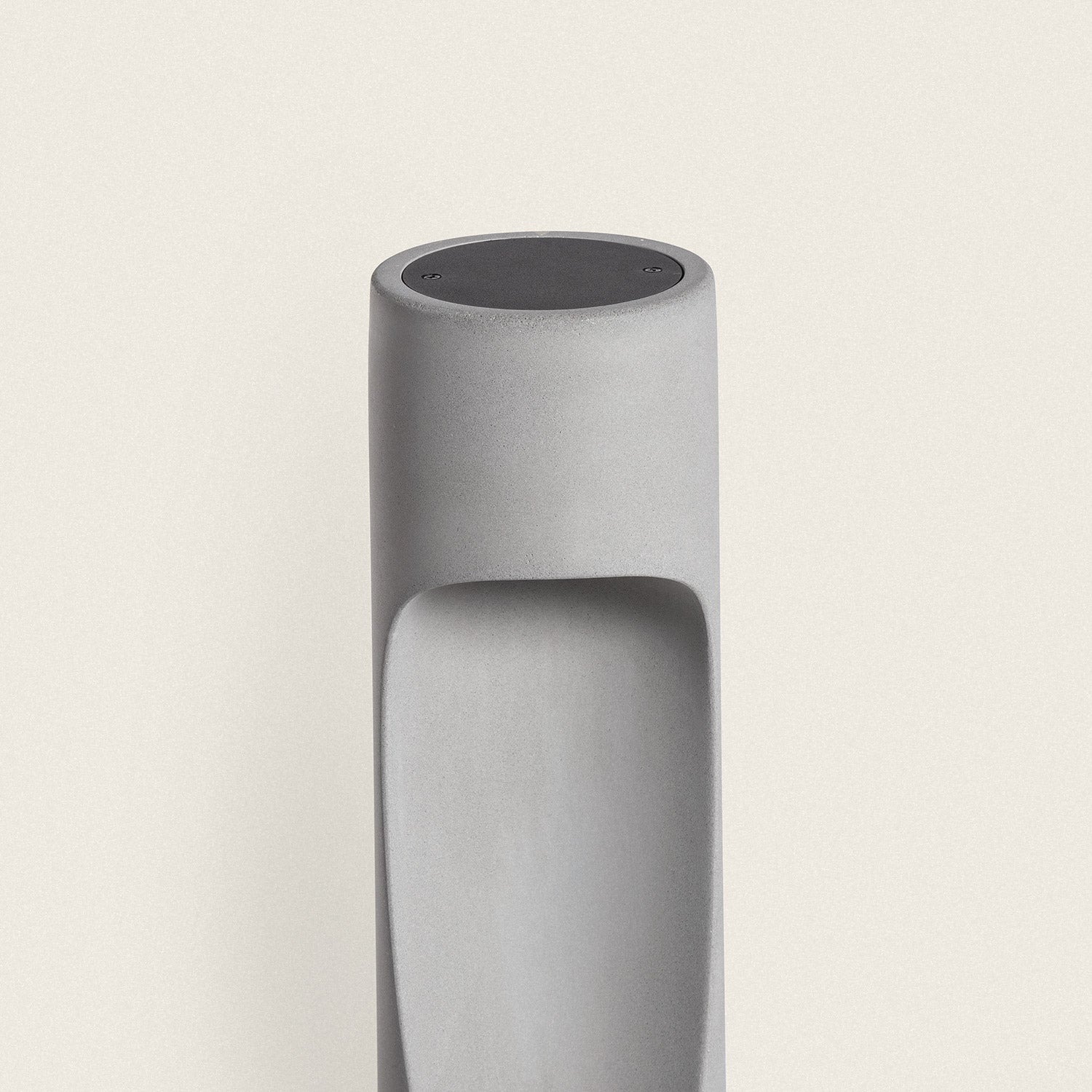 Balise Extérieure LED Dimmable 4.5W Ciment Tervin 50 cm Gris Pierre ...