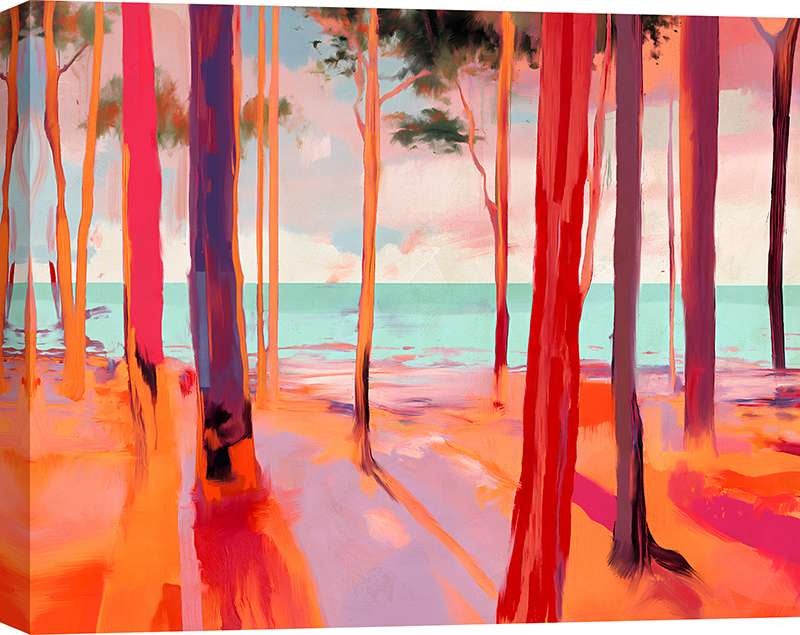 Peinture de paysage moderne - impression sur toile - Brian Thorpe ...