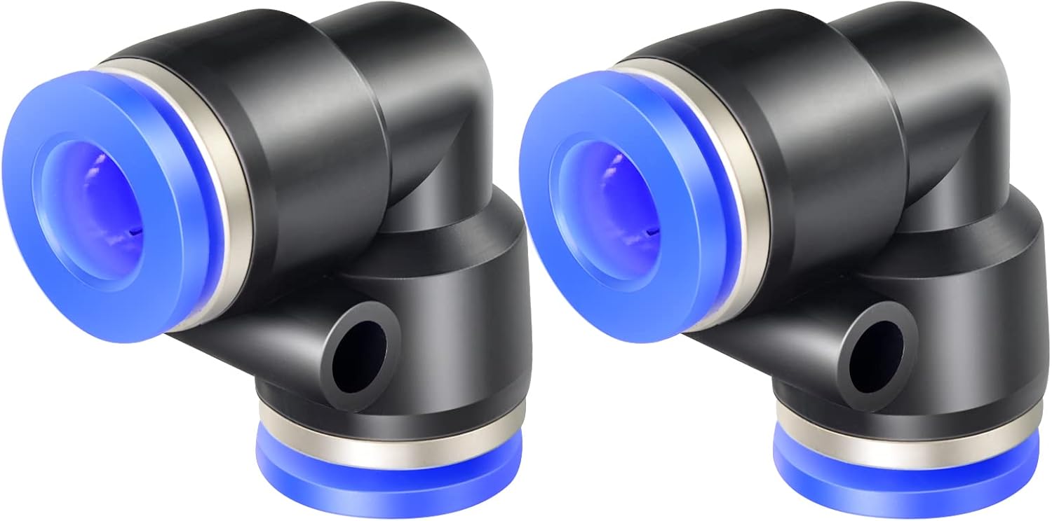 4 Pcs Coude 12mm Tube OD Push to Connect Tube Raccords Push Lock (PV4 ...