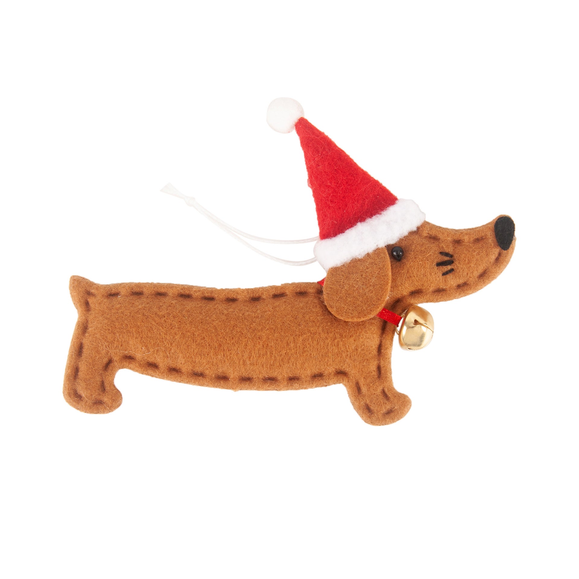 Ornement d'arbre de noël suspendus, pendentifs de chien teckel ...