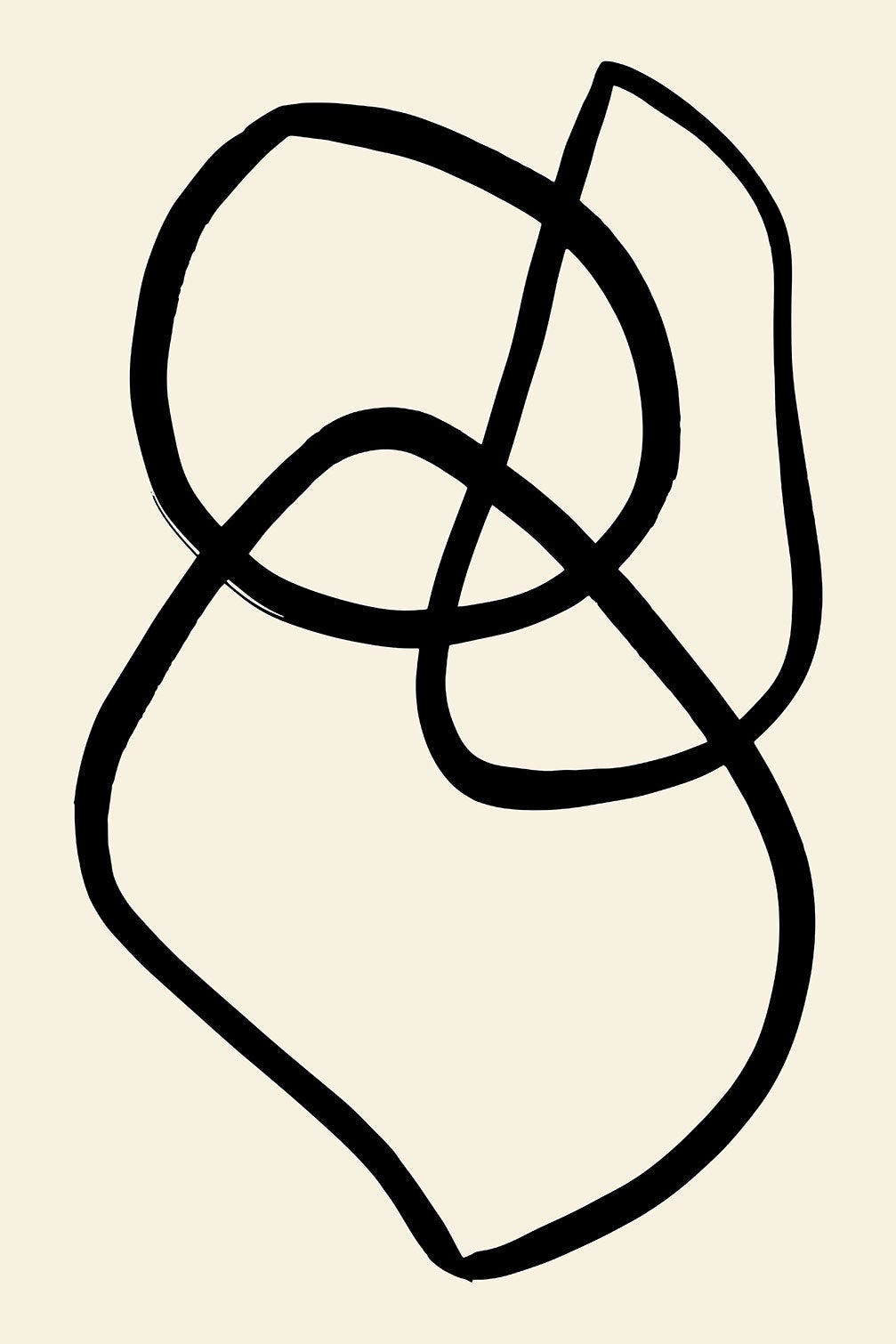 Tableau line art bold II - 40x60cm | Leroy Merlin