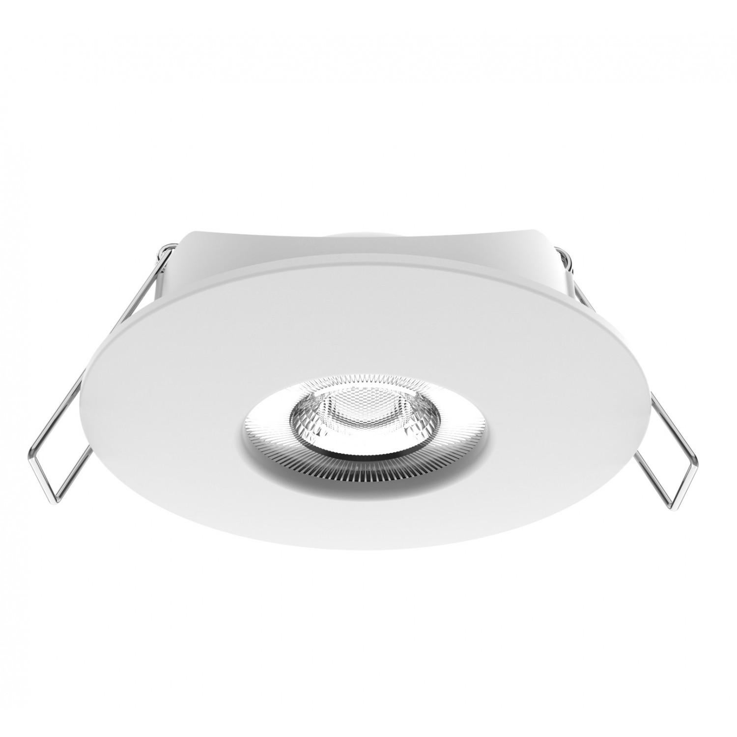 Spot Downlight LED 5W Orientable Rond IP44 Coupe Ø 68 mm Nickel | Leroy ...