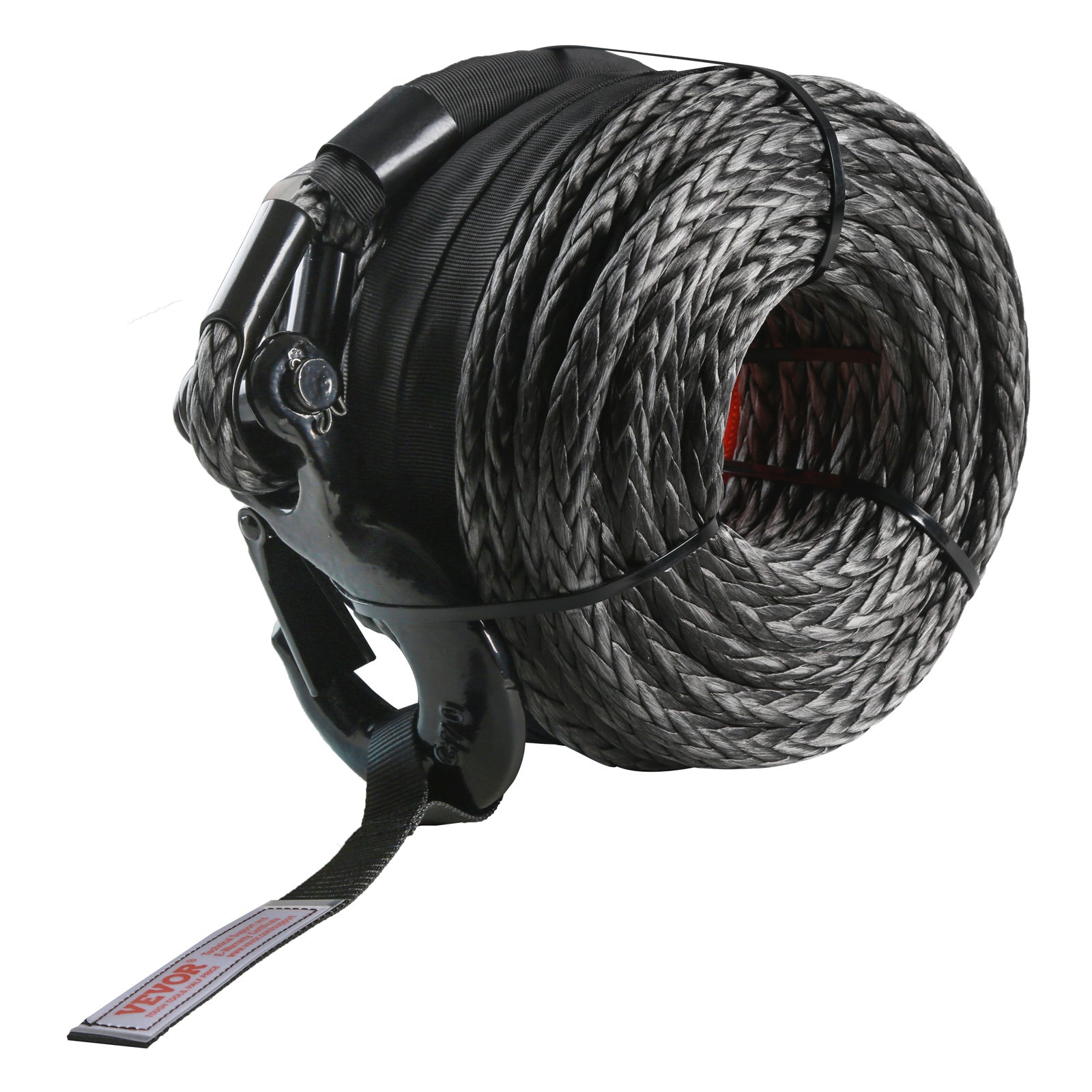 Corde de Treuil VEVOR 9,5 mm x 25,9 m Câble Synthétique Résistance ...