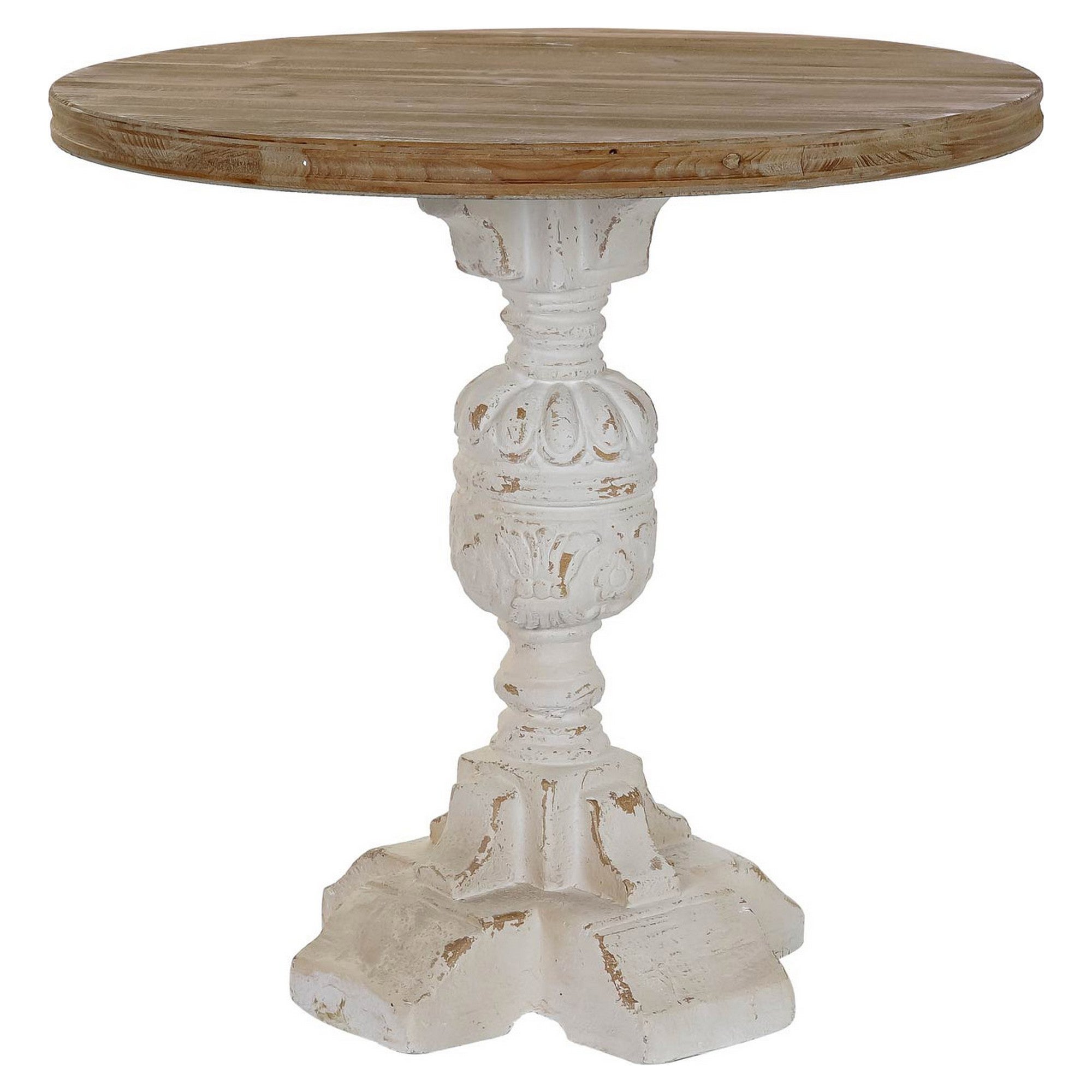 Mesa de Comedor DKD Home Decor 8424001793679 80 x 80 x 77,5 cm Abeto ...