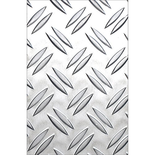 Sticker réfrigérateur et lave vaisselle, métal strié design déco, 75 cm ...