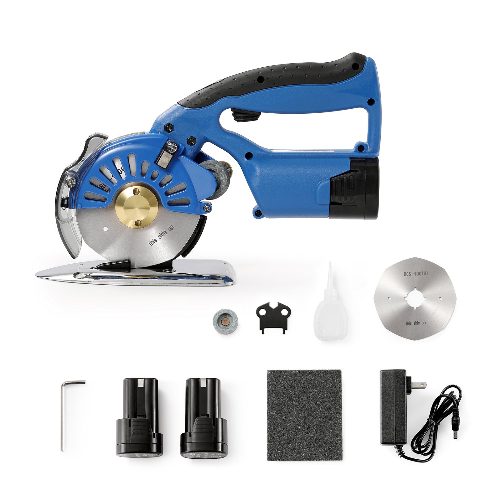 Przecinarka do tkanin, akumulatorowa elektryczna rotacyjna maszyna do ...