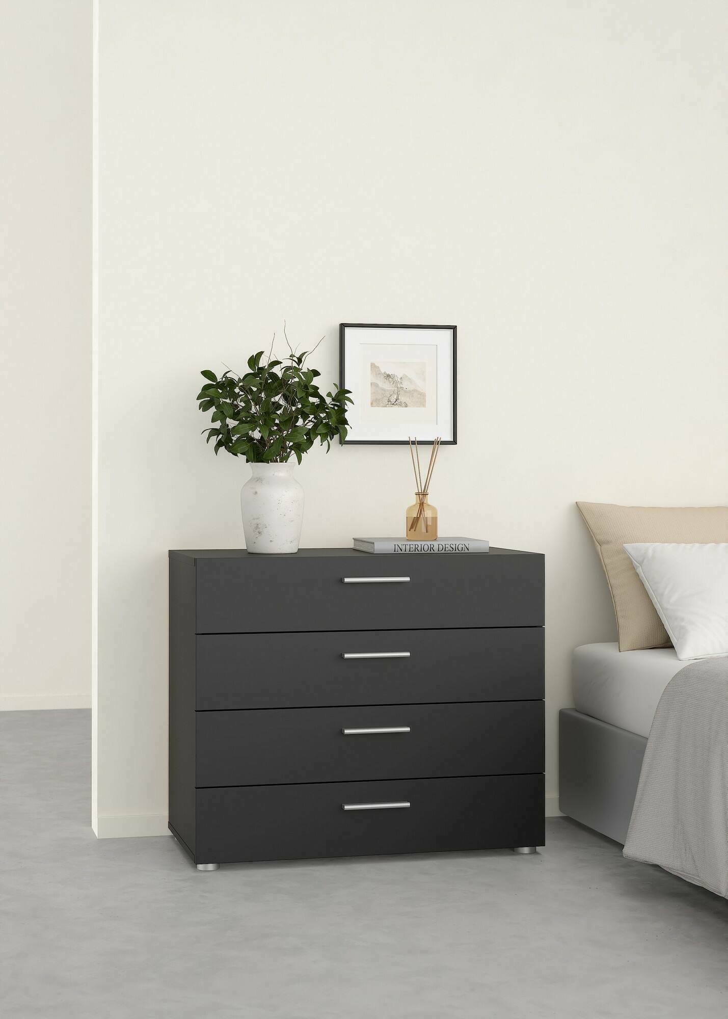 Commode Marinette, Commode polyvalente, Commode de chambre, Meuble avec tiroirs, 80x40 h68 cm ...