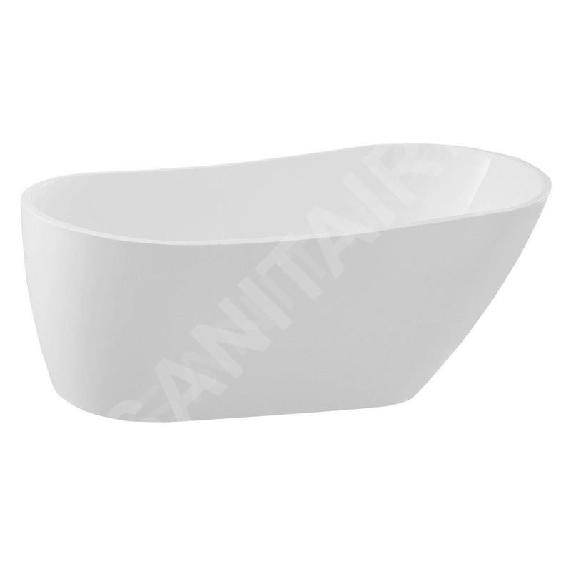 Aqualine Baignoires - Baignoire autoportante Tisa, 1700x800 mm, blanc ...