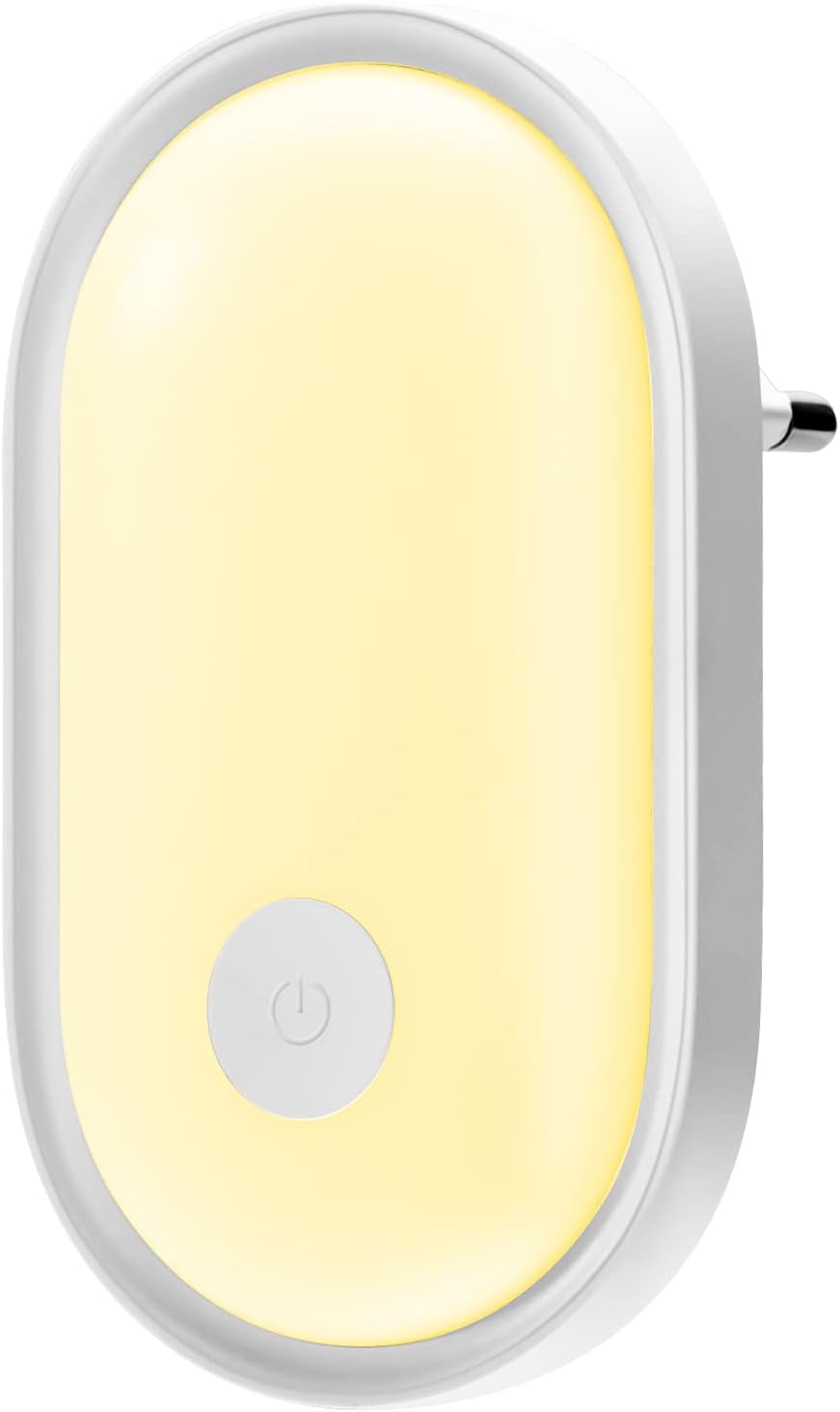 Luz nocturna LED tipo 2 con enchufe eléctrico, control táctil, sensor ...