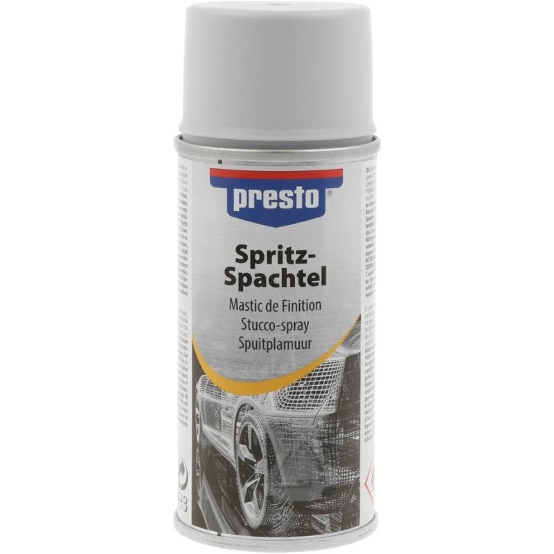 Mastic de finition - Spray - Carrosserie - Gris clair - 150ml - Presto ...