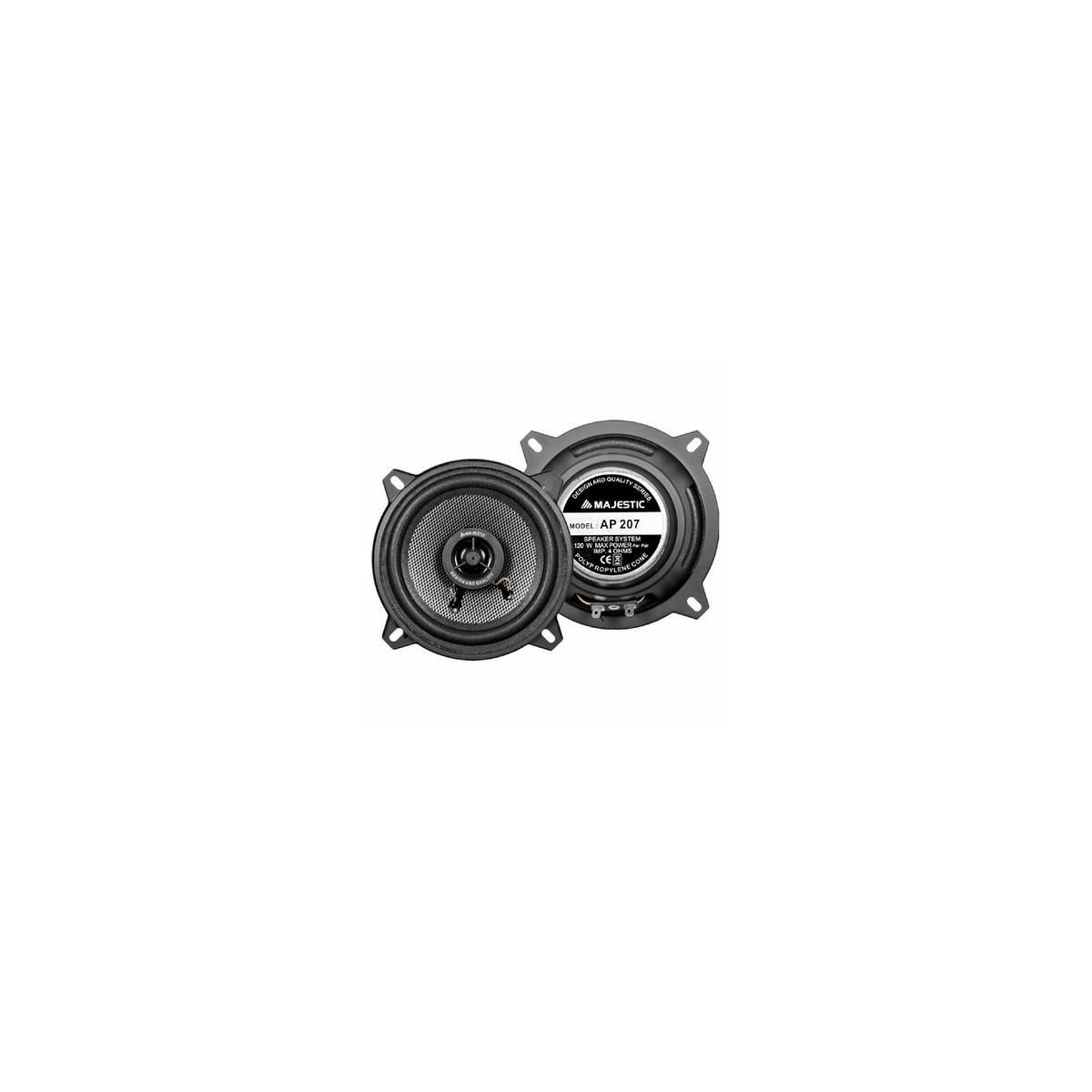 New Majestic AP 207 altoparlante auto 2 vie 120 W 2 pz Nero | Leroy Merlin