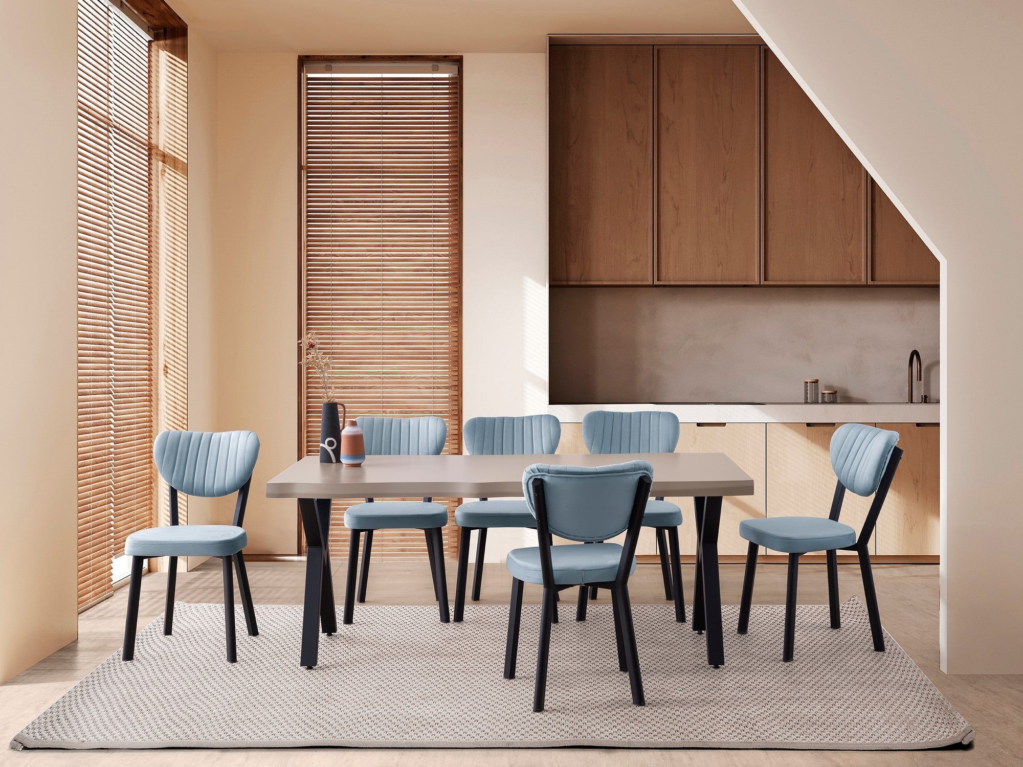 Table à manger Gala - Moka clair | Leroy Merlin