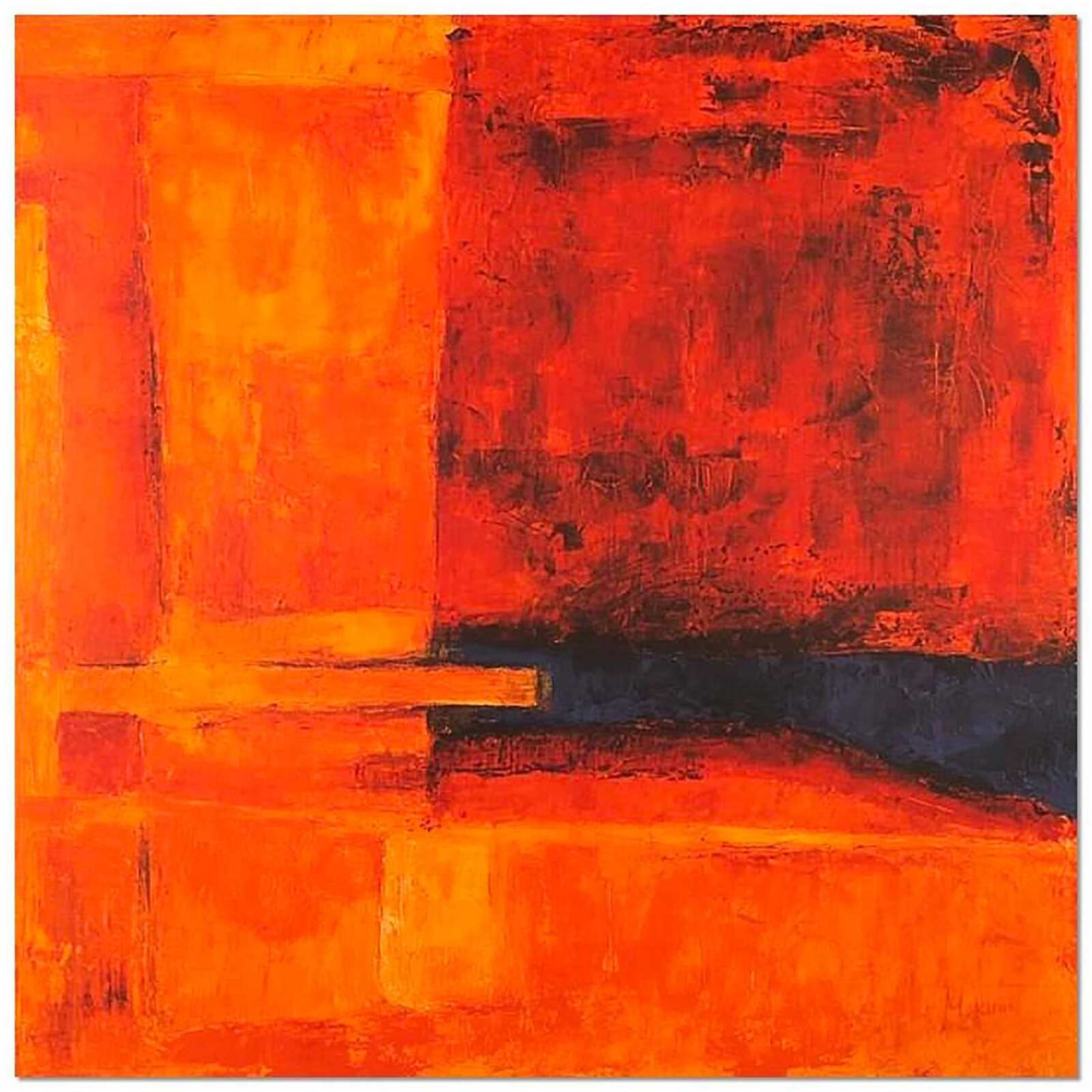 Tableau art abstrait 2 - 30 x 30 cm | Leroy Merlin