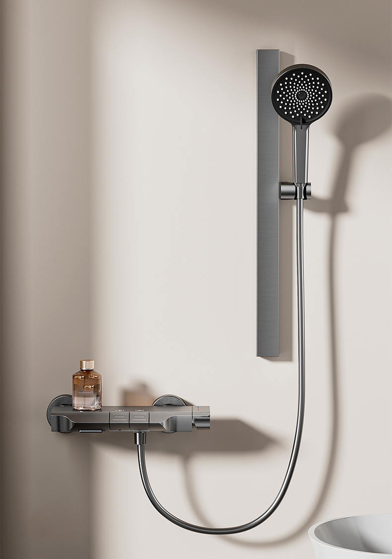 Conjunto de Ducha, Ducha Separada, Multifuncional, Termostática, Altura ...