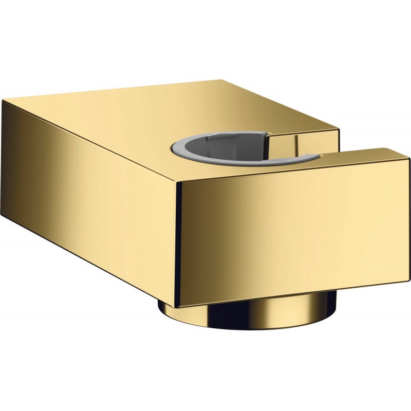 Hansgrohe Soporte de pared para teleducha universal E, aspecto dorado ...