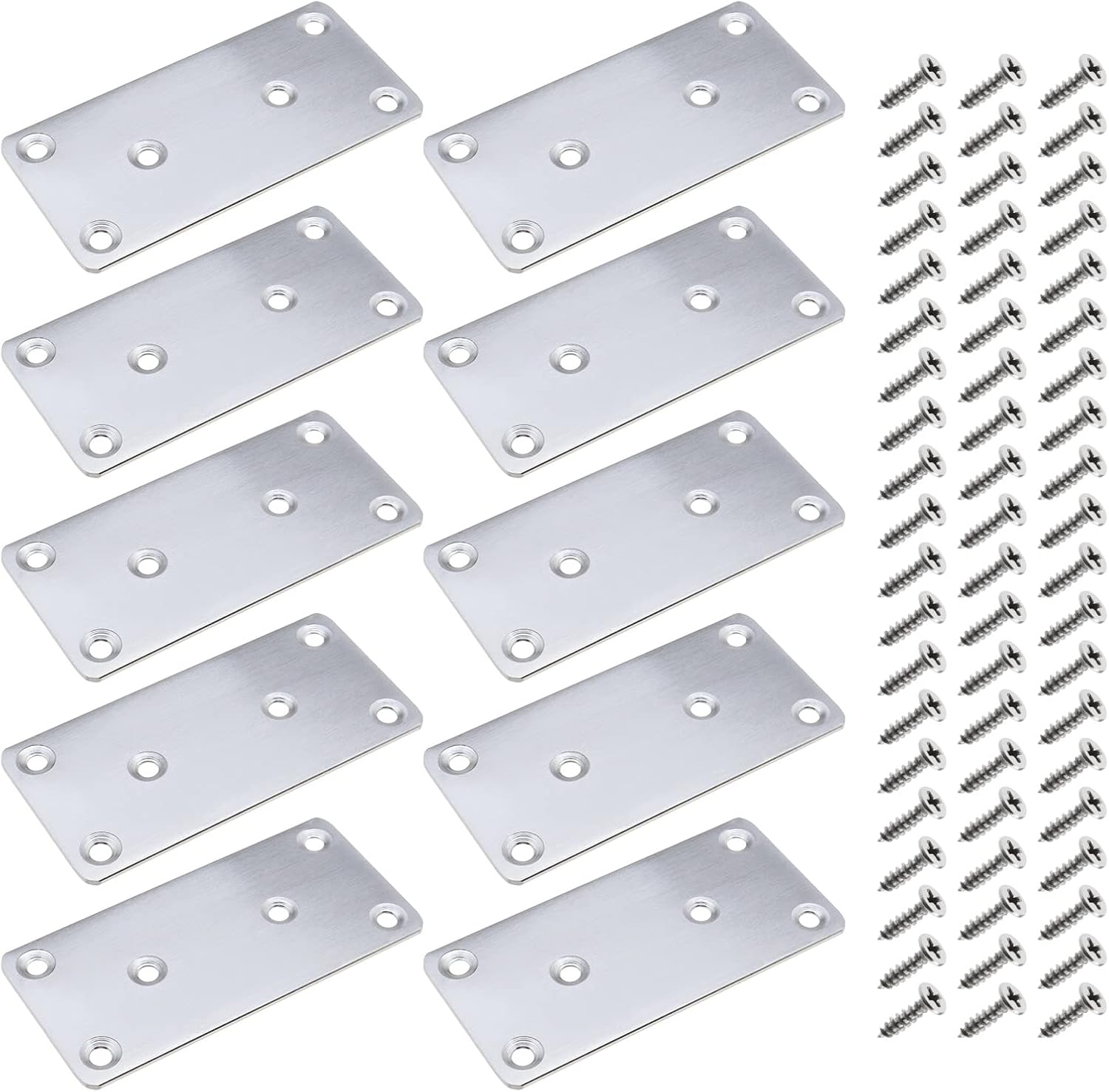 10pcs Fixation Droits Plats Supports pour Réparation de Plaque Plate ...