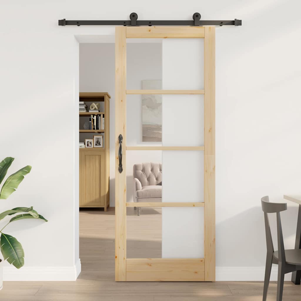 Porte coulissante ORKDAL Naturel 83 x 211 cm | Leroy Merlin