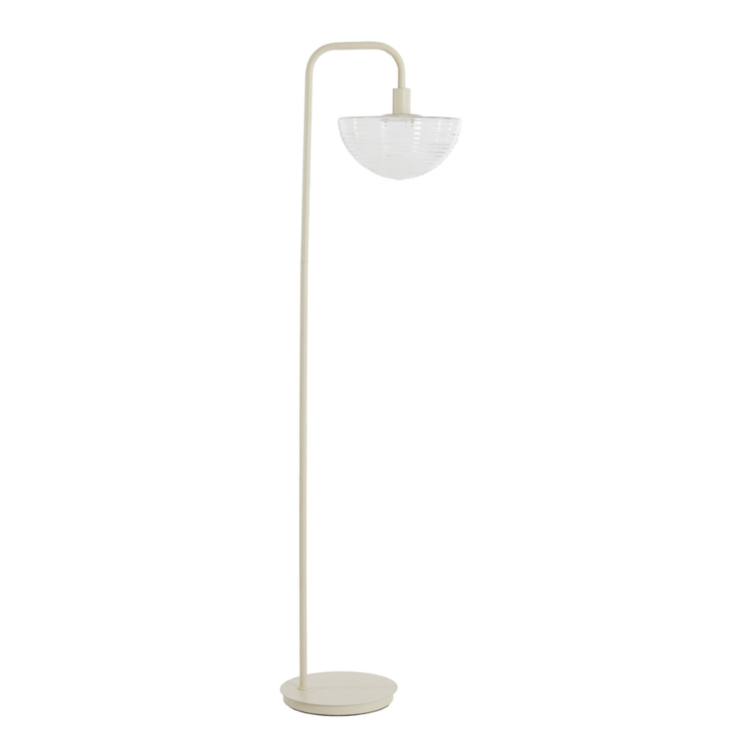 Light & Living - lampadaire - Baylie - naturel - verre métal - lampe d ...