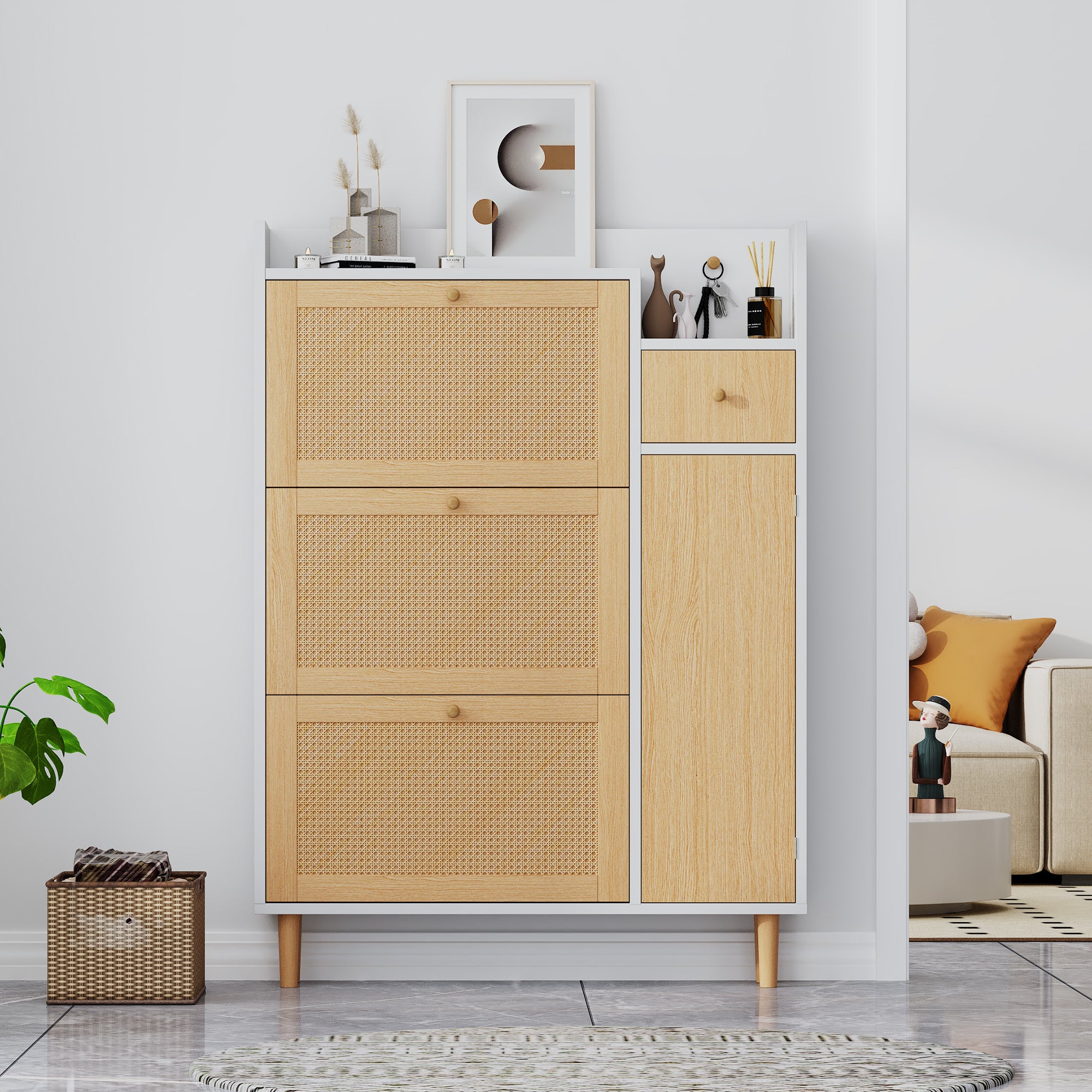Mueble Para Zapatos De Madera