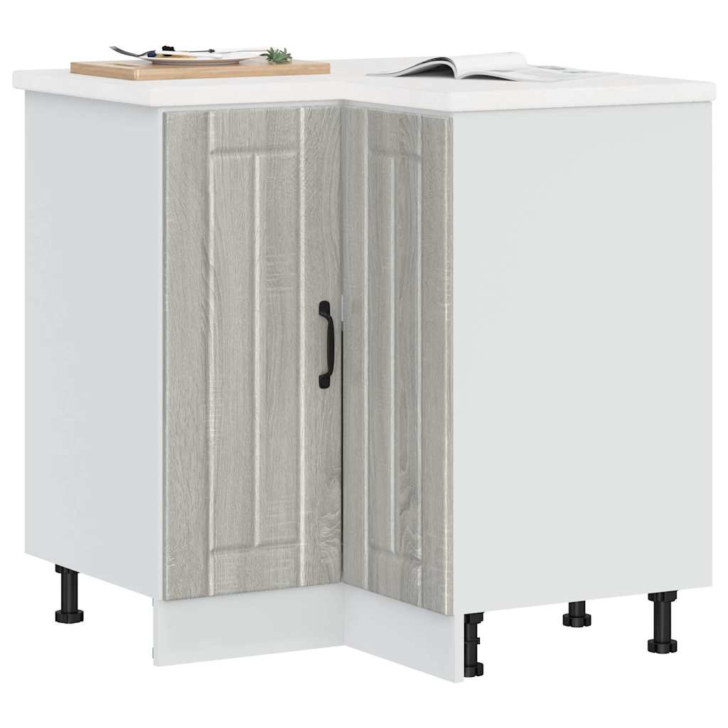 VidaXL Mueble bajo esquina de cocina Lucca madera reconstituida | Leroy ...