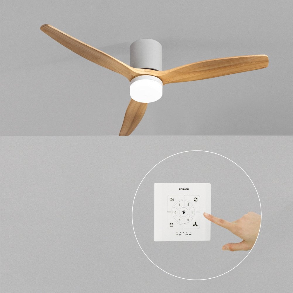 CREATE - WIND CALM CONCRETE - Ventilateur de plafond 40W silencieux ...