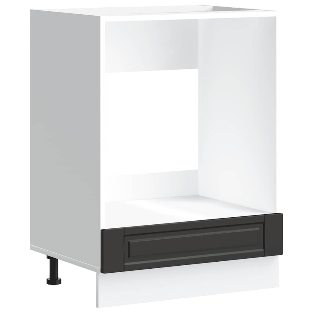 Mueble de horno?Porto negro madera reconstituida | Leroy Merlin