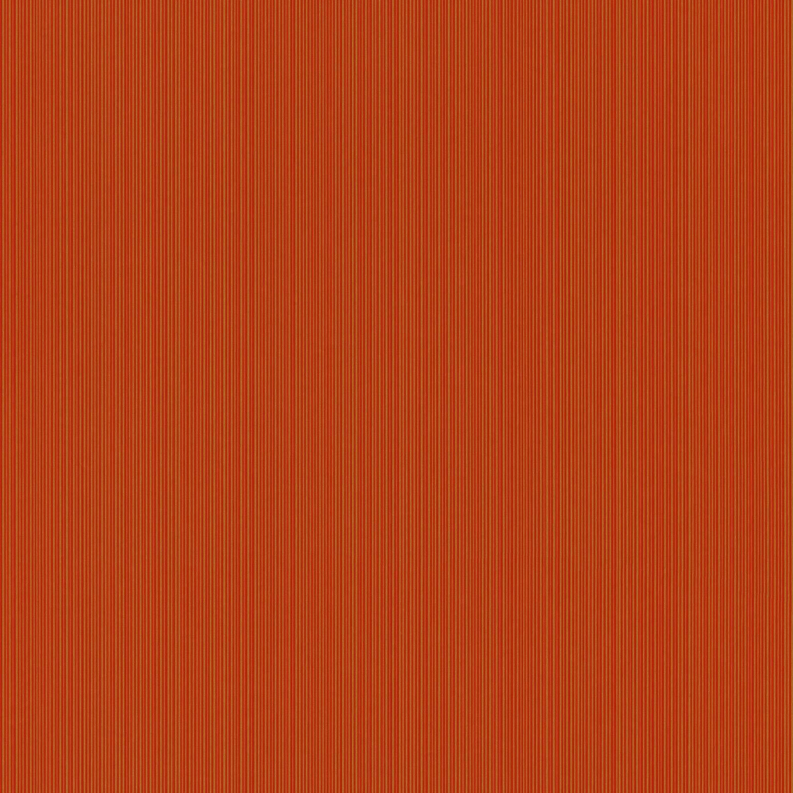 Papier peint à rayures rouge fines Tapisserie intissée unie rouge ...