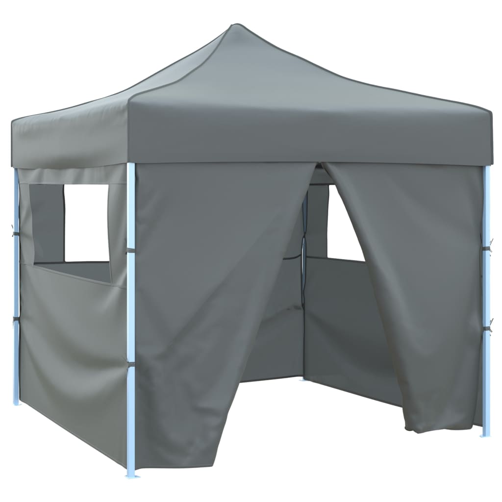 Carpa de recepción retráctil con 4 paredes 3x3 m Antracita | Leroy Merlin
