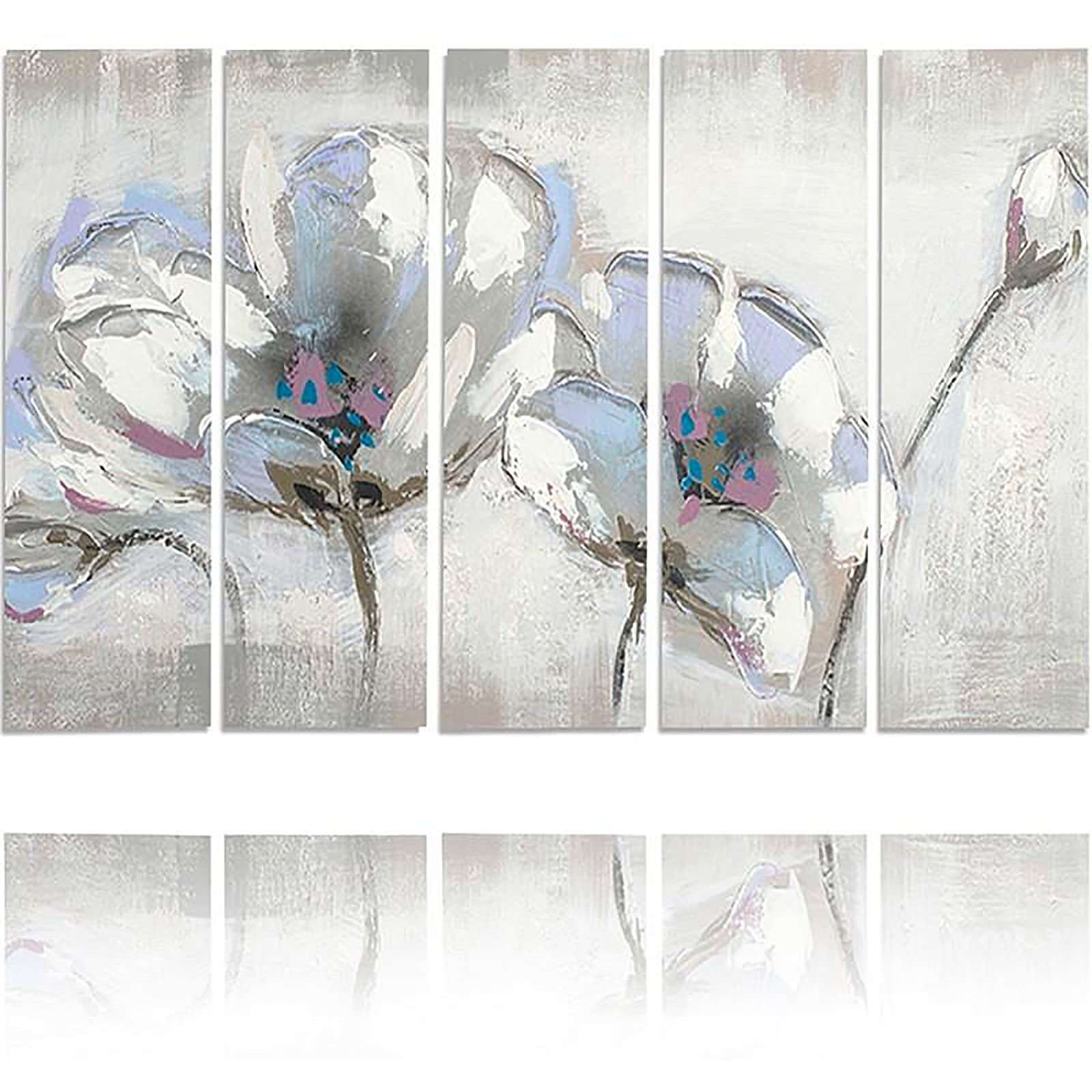 Tableau fleurs peintes - 200 x 100 cm | Leroy Merlin