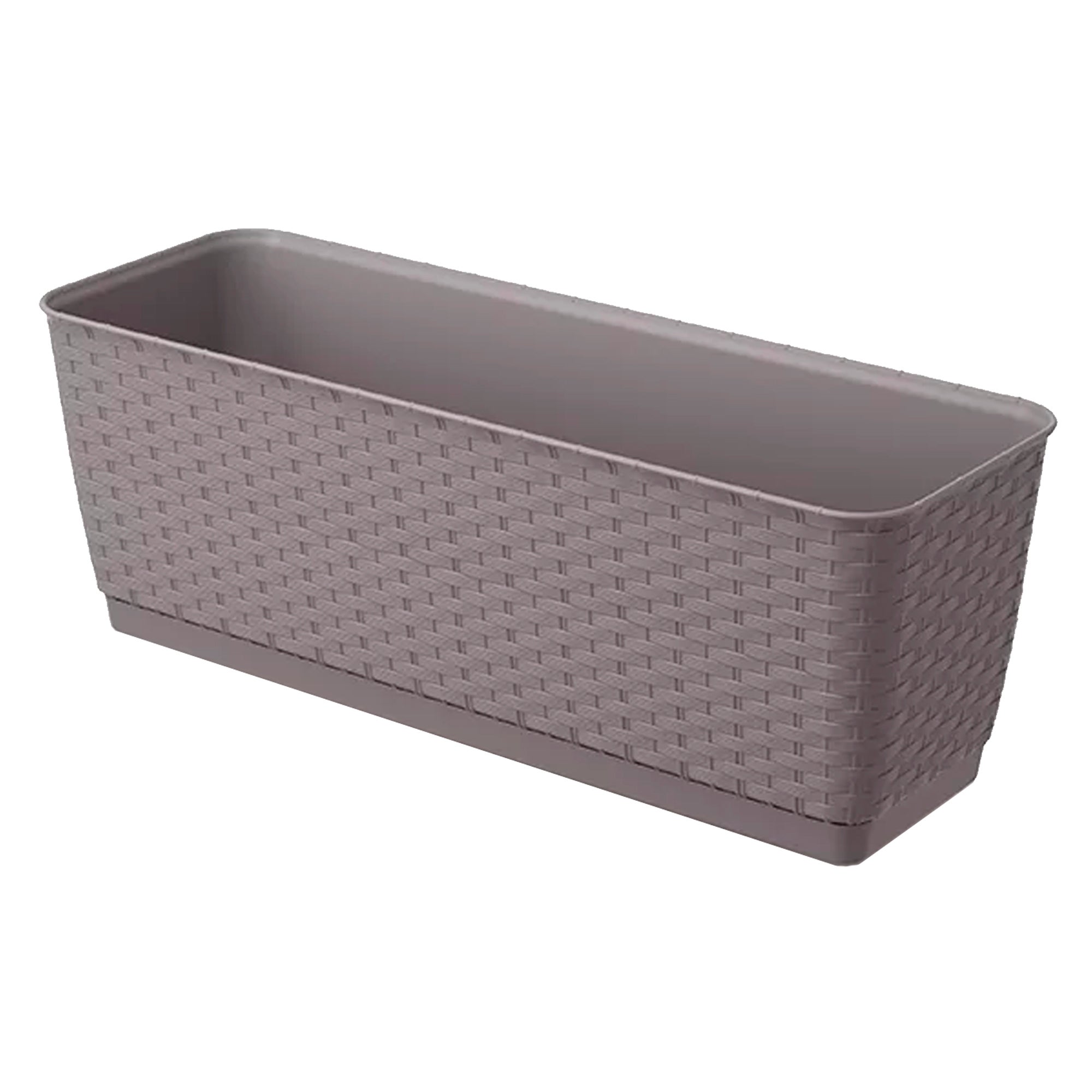Prosperplast Pot de fleurs RATOLLA 12L, 49x17x17 cm - Mocca | Leroy Merlin