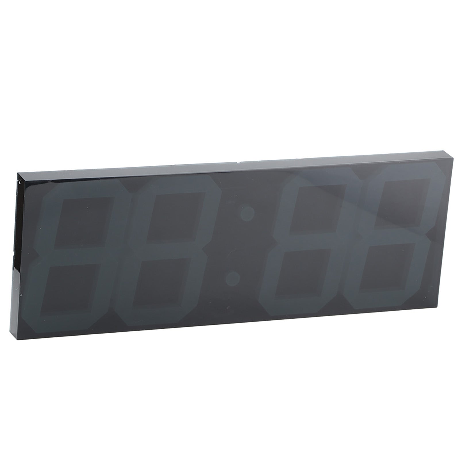 Reloj de pared electrónico LED con grandes números blancos, 45x16,5 cm ...