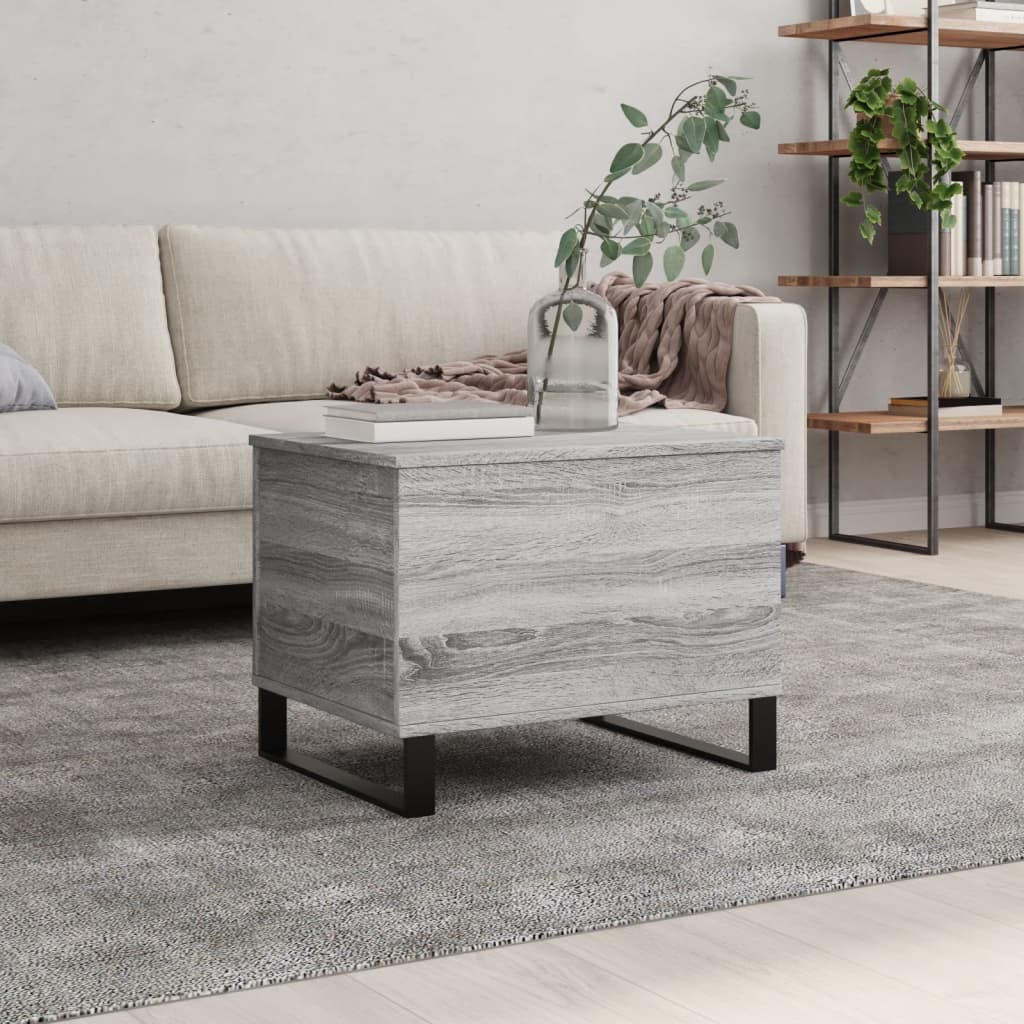 Maison Exclusive - Table basse Sonoma gris 60x44,5x45 cm Bois d ...