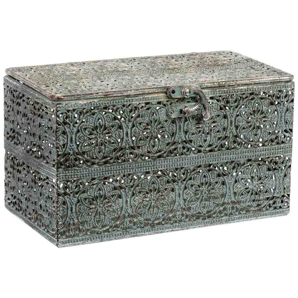 Caja de metal negra 20.5x12.5x11.5h cm | Leroy Merlin