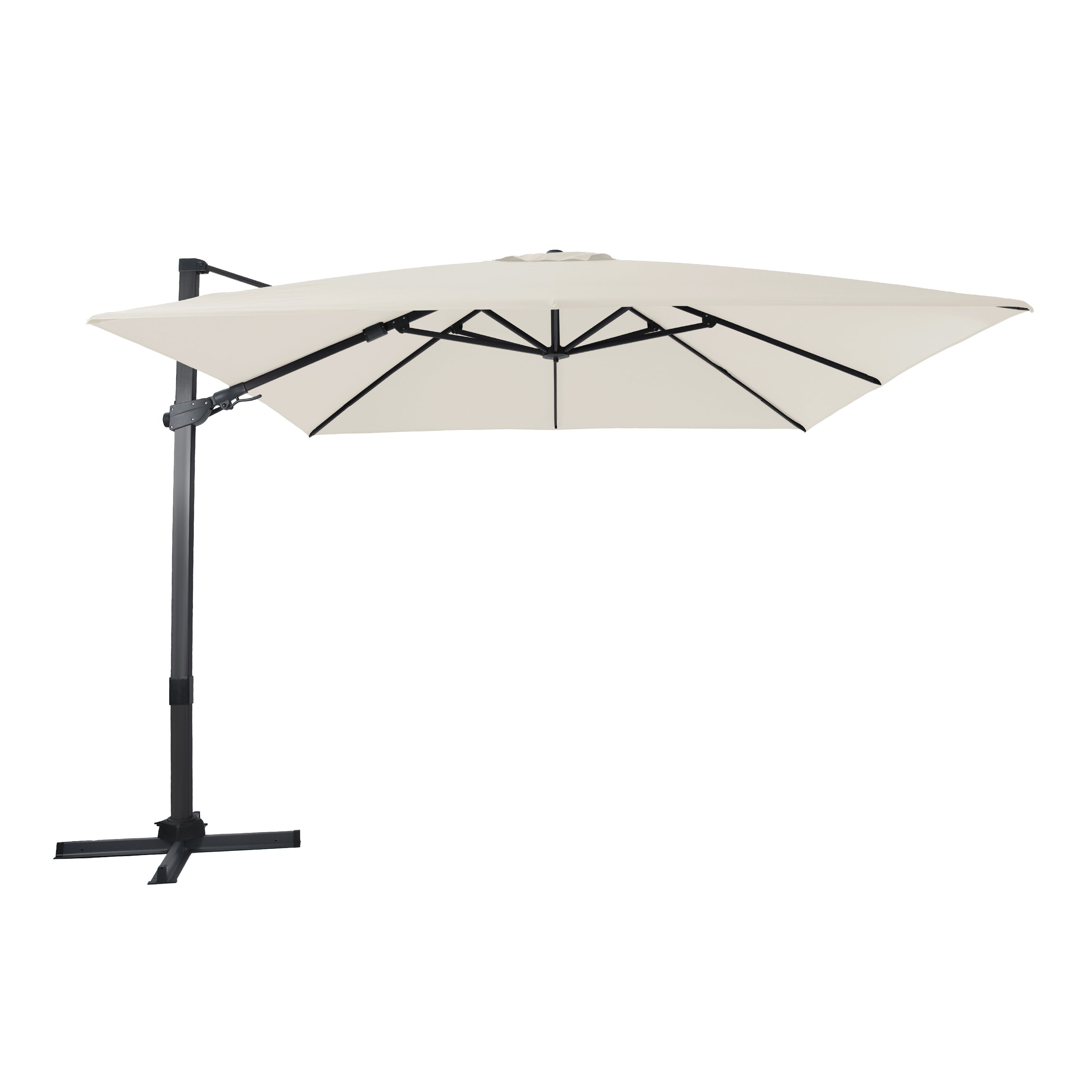 AXI Apollo Premium Parasol Déporté Gris/Beige - Parasol Déporté ...