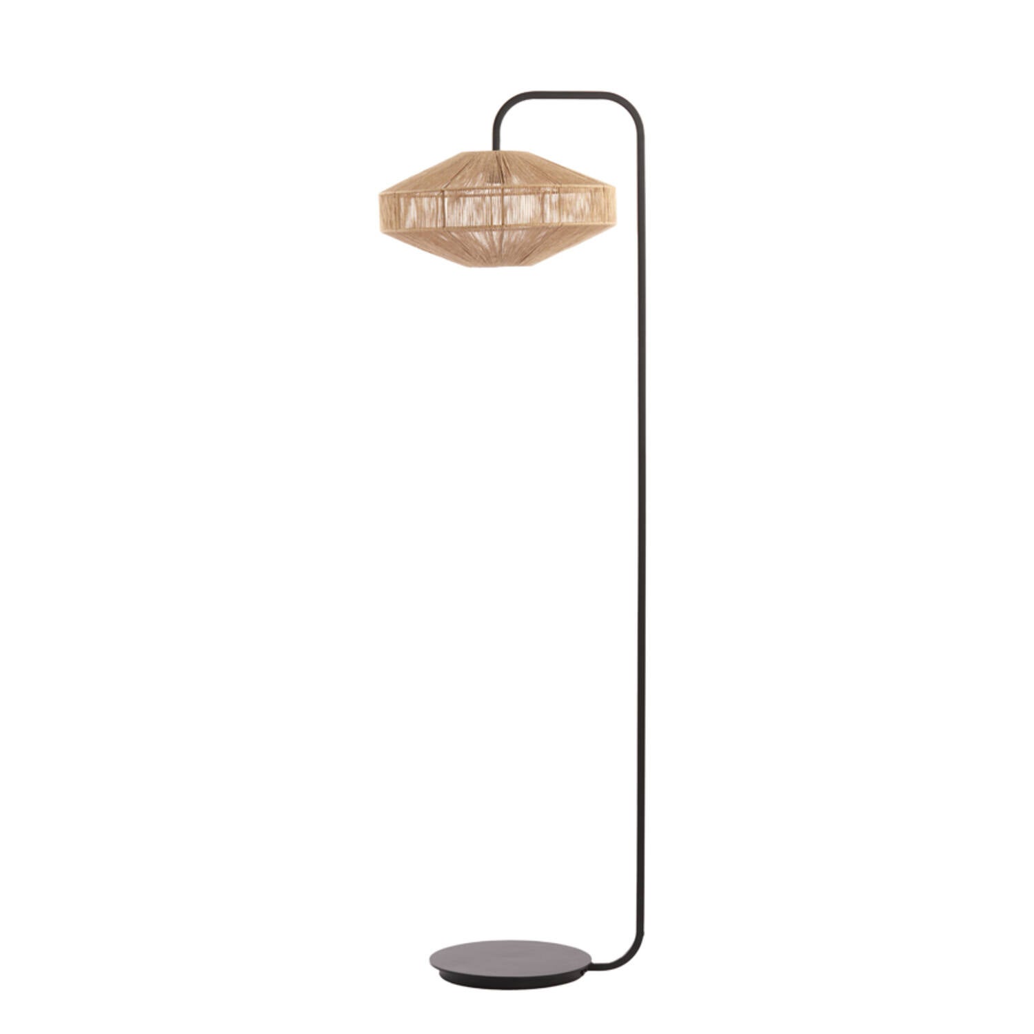 Light & Living - lampadaire - Lyra - marron - métal - lampe d'ambiance ...