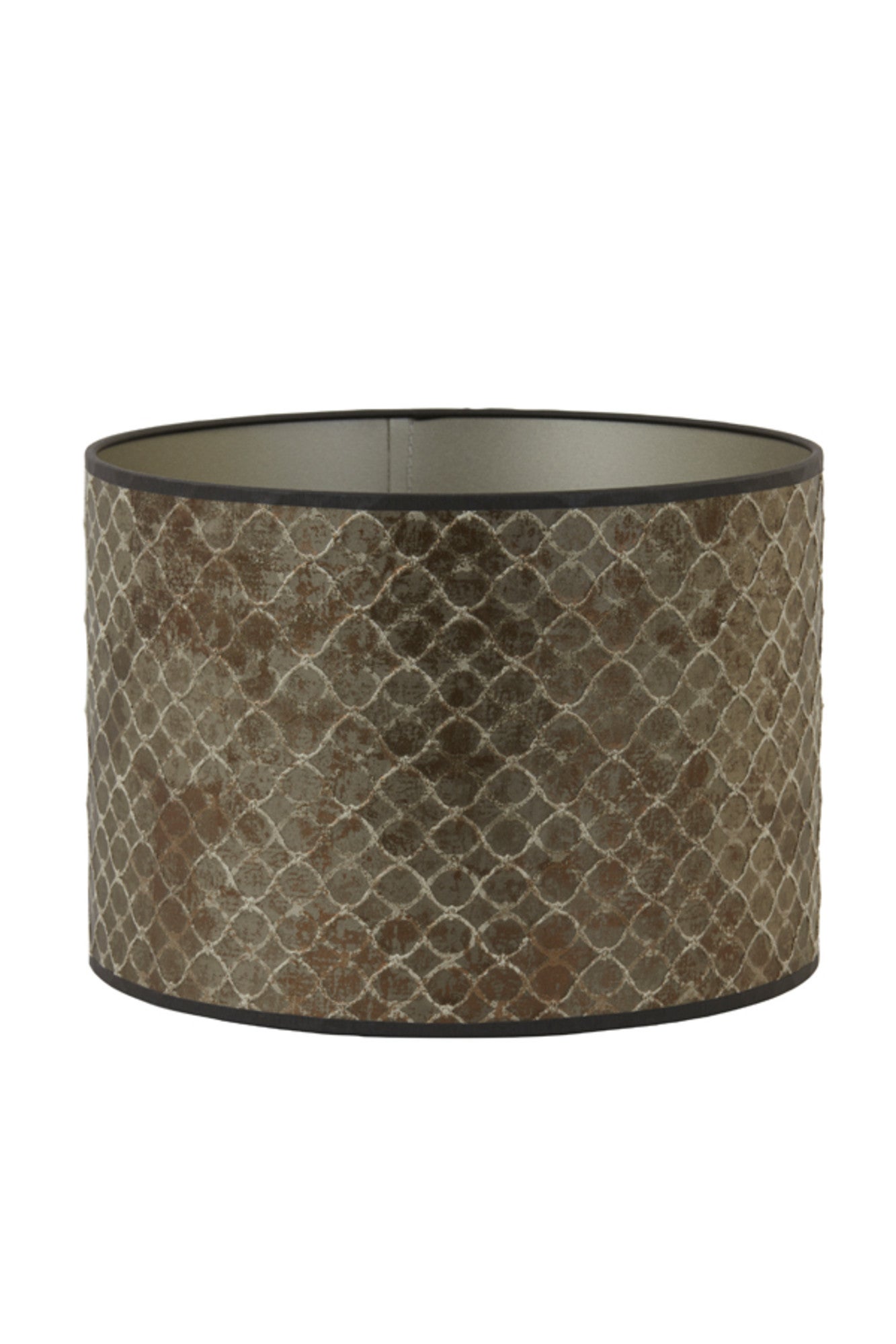 Light & Living - abat-jour - Elodi - marron - textile velours tissu - Ø ...
