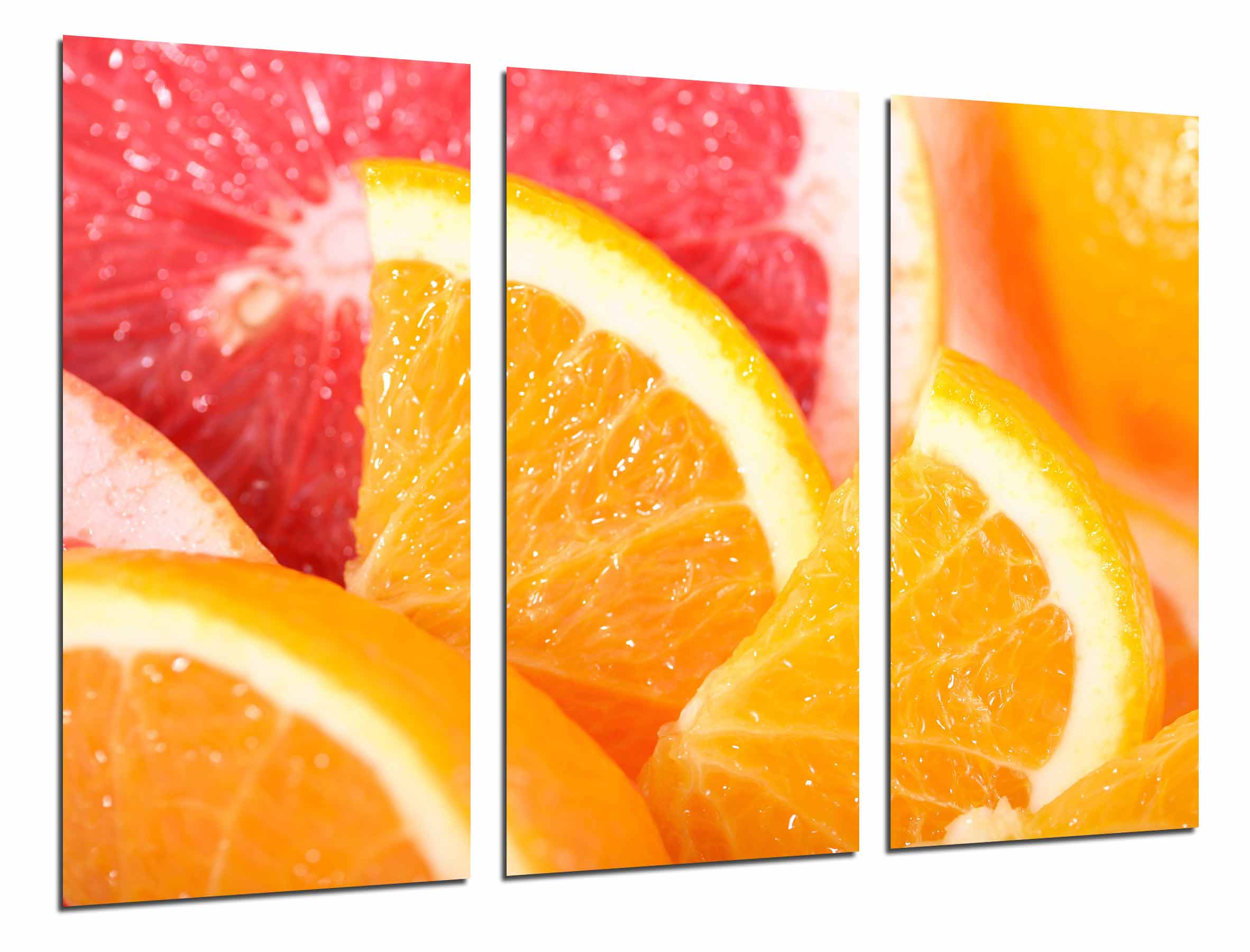 Ensemble d'affiches Fruits orange et pamplemousse,, impression ...