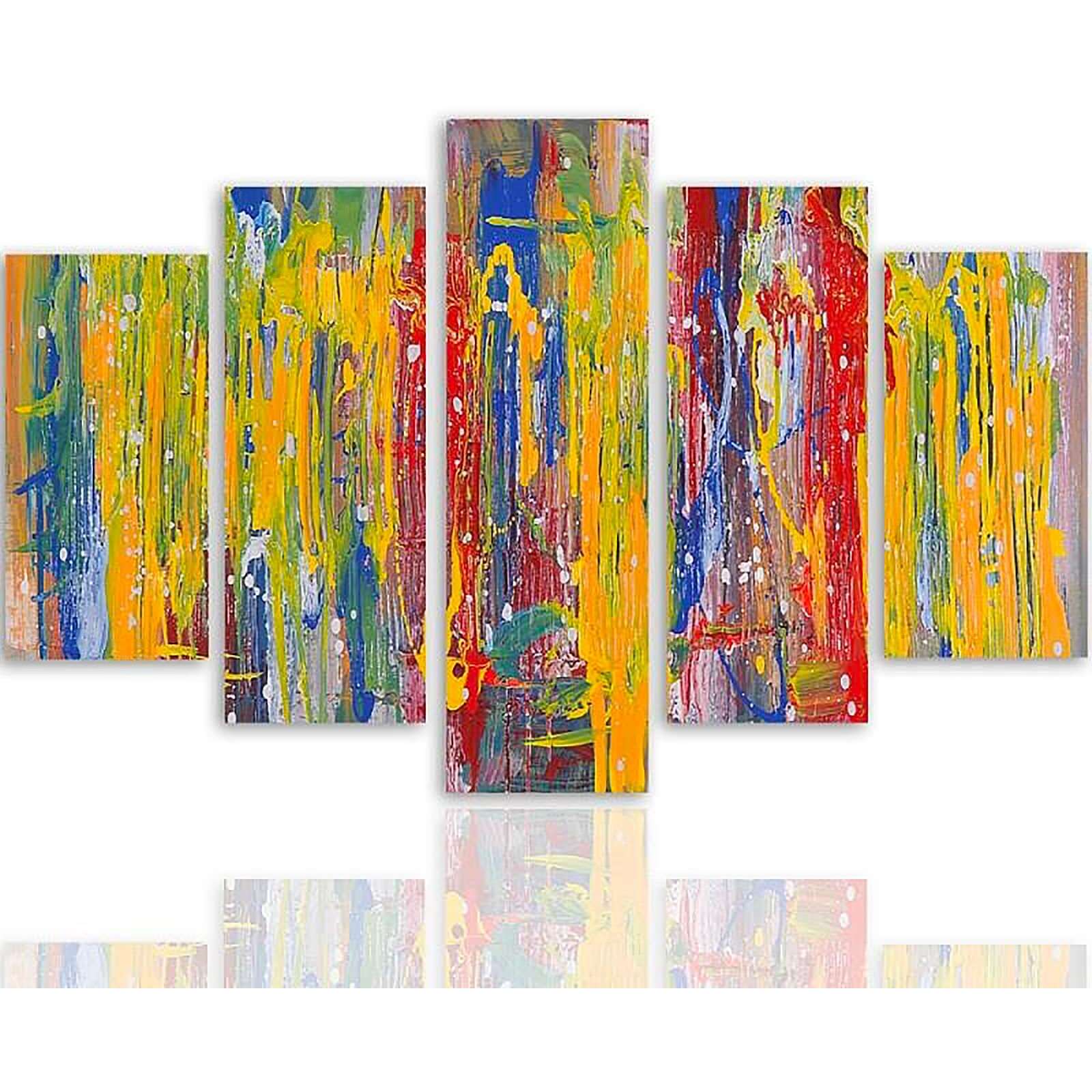 Tableau peintures abstraites - 150 x 100 cm | Leroy Merlin