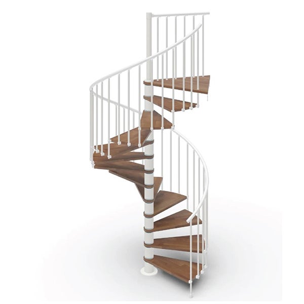 Escalier colimaçon 16 marches - Haut. à franchir 3.28m à 3.84m - Diam ...