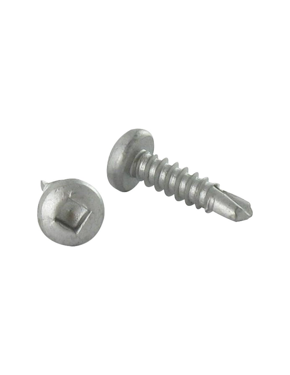 Vis autoperceuse Tête cylindrique TC Carré 4.8X25 Inox AISI 410-1 pièce ...