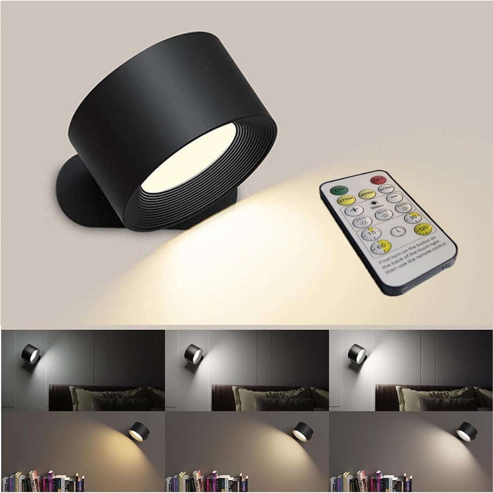 Pack de 2 lampes LED, télécommande, contrôle tactile, 3 modes, USB ...