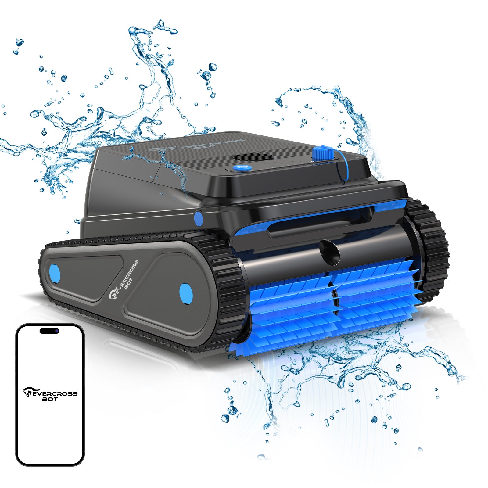 EVERCROSS BOT U8 Robot Piscina Senza Fili, APP | Leroy Merlin