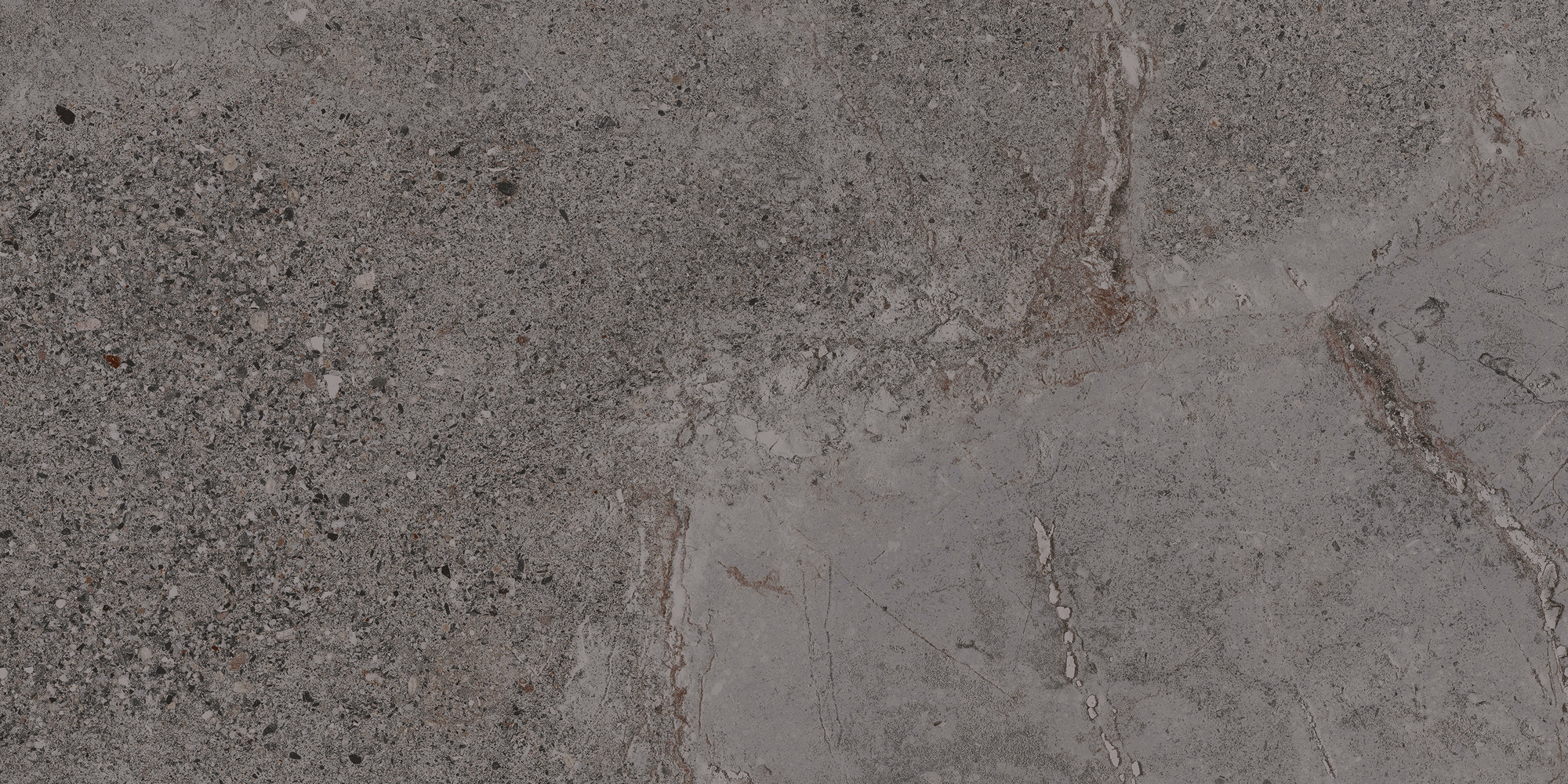 Faïence - STONE AGE - Anthracite - 30x60 Rectifié - Satin | Leroy Merlin