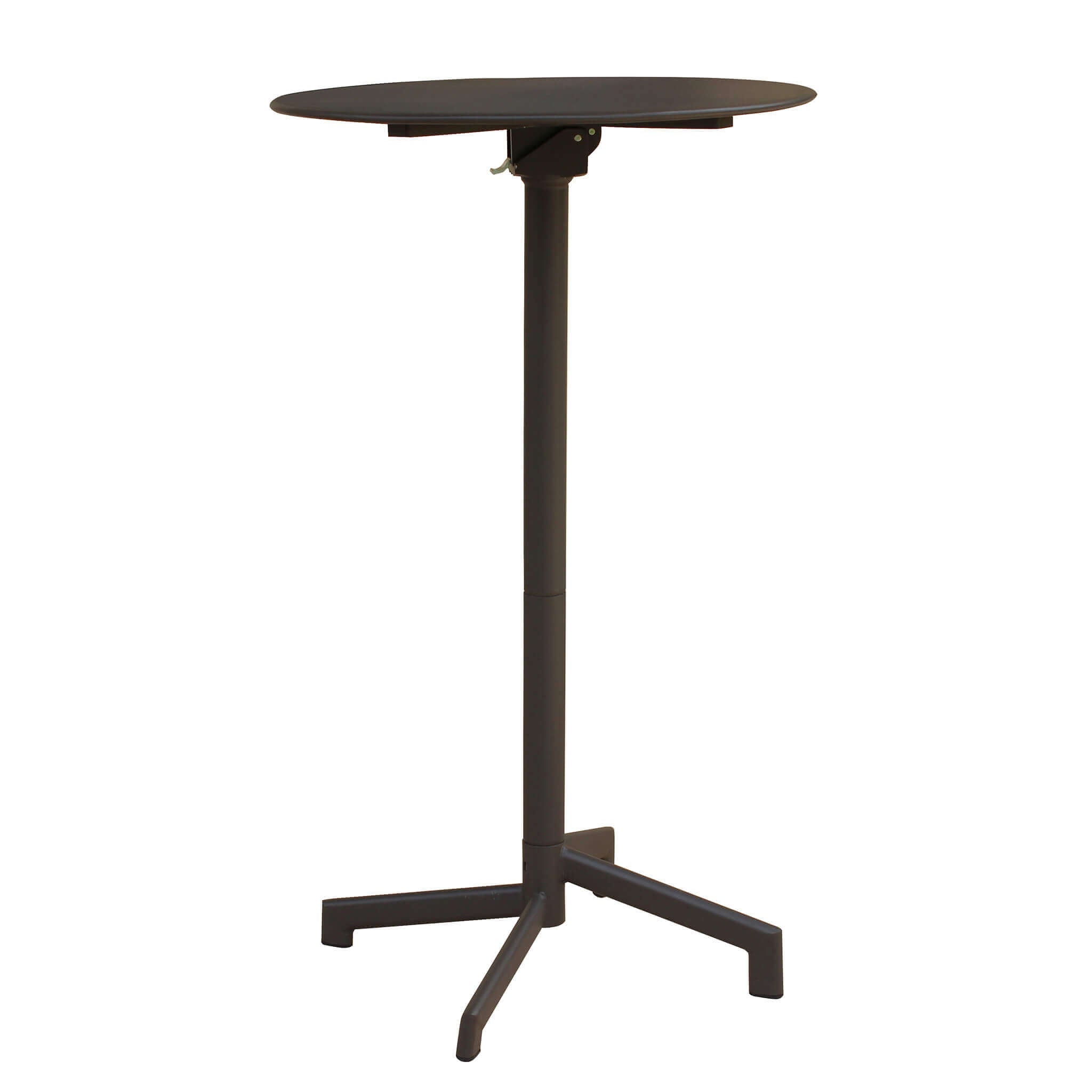 Table ronde haute d'extérieur pour bar et pub Ø60 cm avec structure en ...