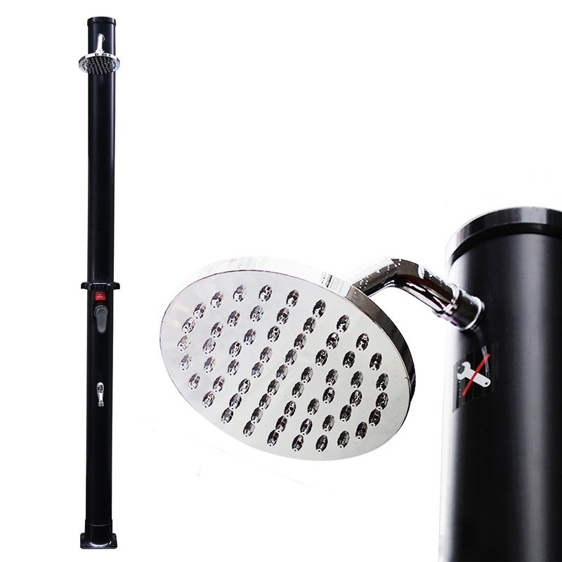 Ducha solar 20L Sin funda de protección Ducha solar de jardín | Leroy ...