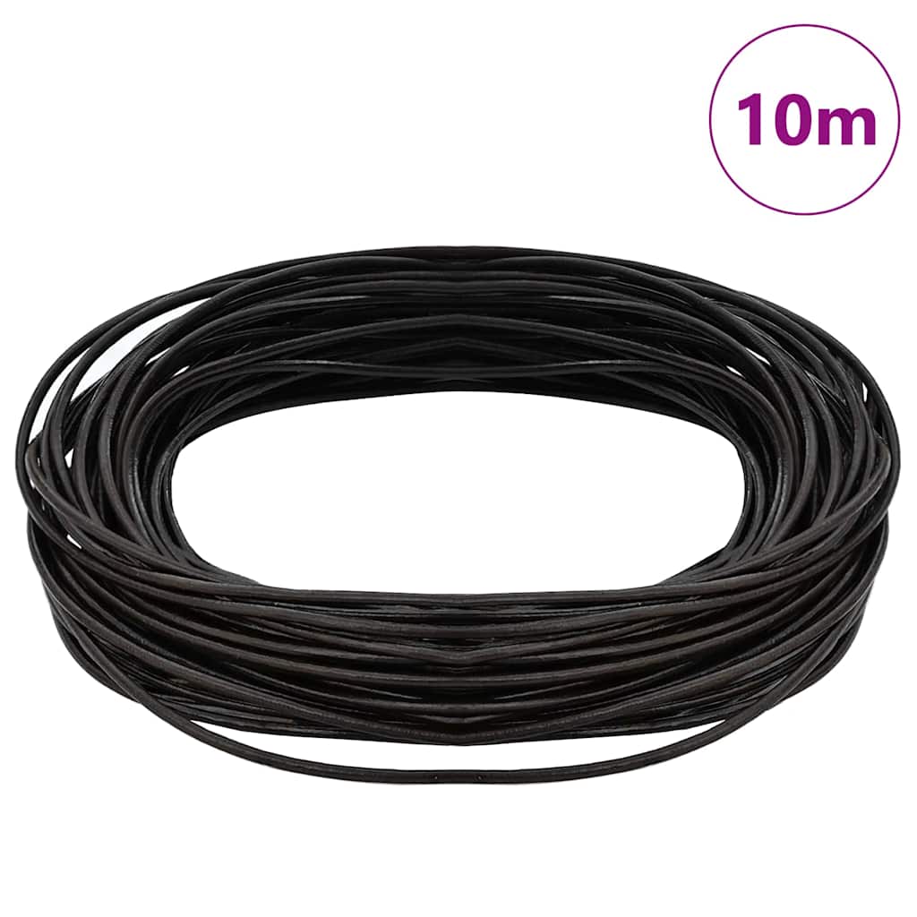 Corde en Cuir Marron foncé Ø2 mm x 10 m Cuir vidaXL | Leroy Merlin