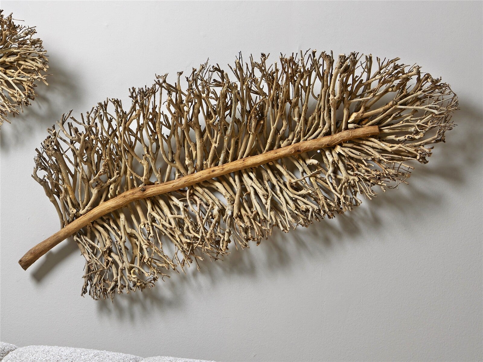 Feuille décorative naturelle 105x45x12cm | Leroy Merlin