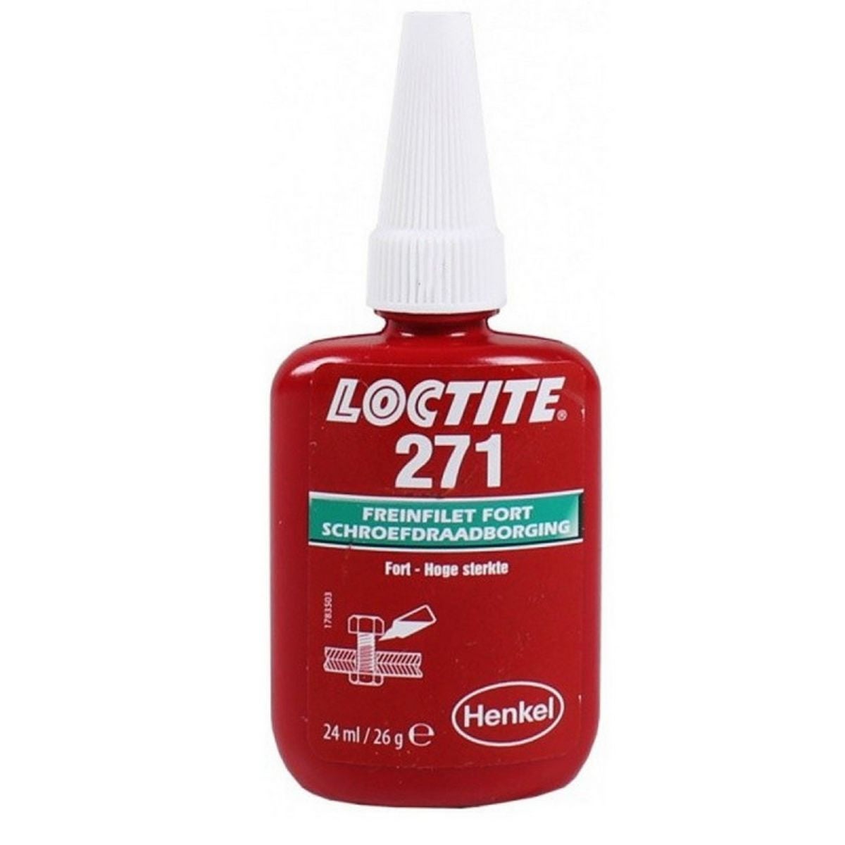 FREIN FILET FORT PROFESSIONNEL HAUTE RESISTANCE 24 ML LOCTITE 271 ...