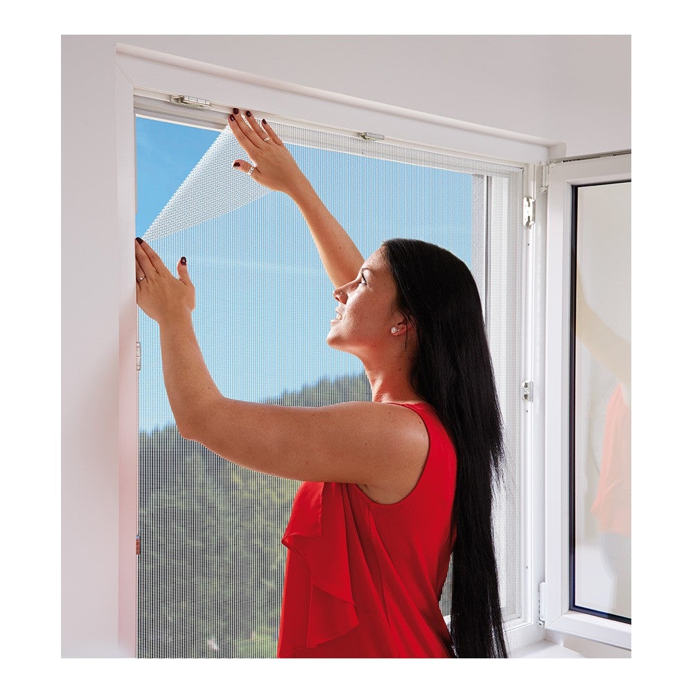 Mosquitera malla con velcro incluido blanca 130x150cm EDM 75885 | Leroy ...